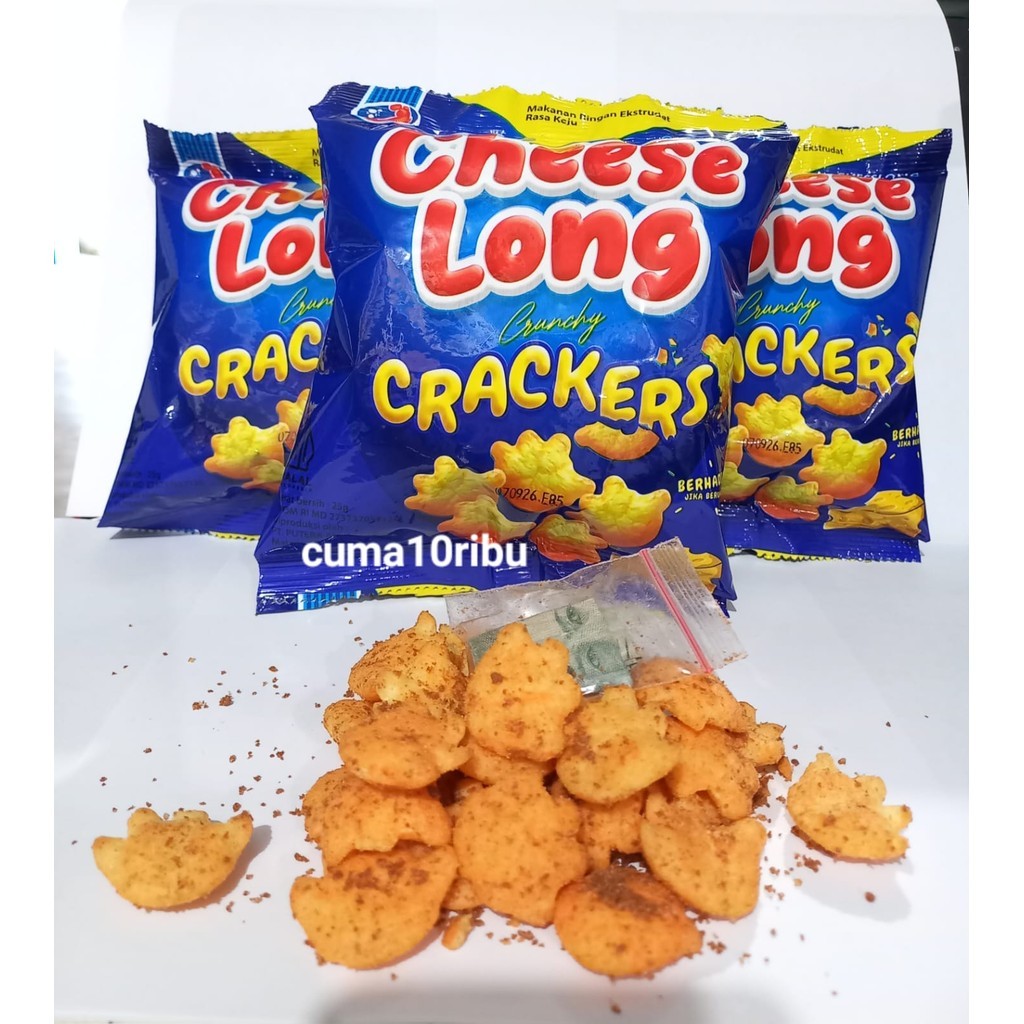 Jual SNACK BERHADIAH CHEESE LONG CRACKERS VIRAL Cemilan Heboh | Shopee ...