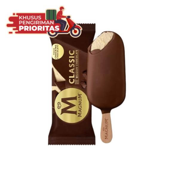 Jual Walls Es Krim Magnum Vanilla Classic 80 ml | Shopee Indonesia