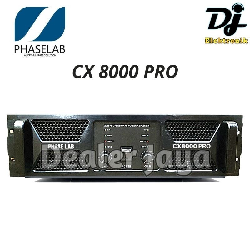 Jual Power Amplifier Phaselab / Phase Lab CX8000 / CX 8000 PRO - 2 ...