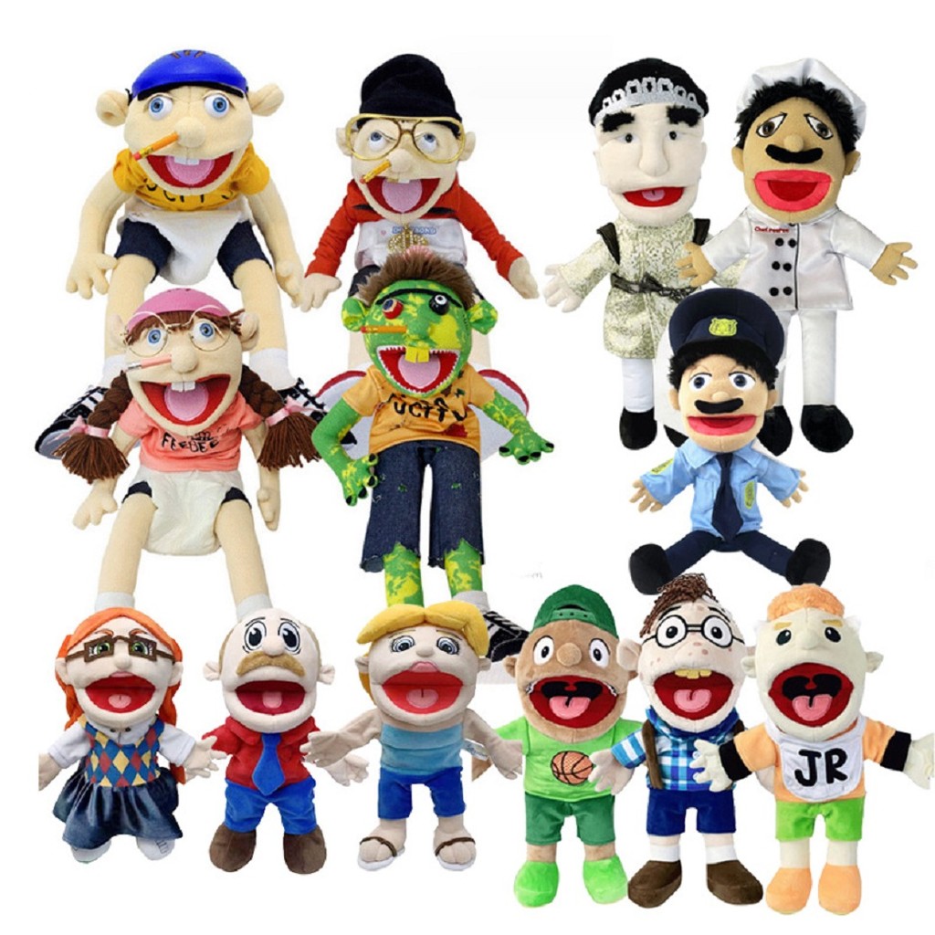 Jual Jeffy Puppet Doll Talk Show Hand Muppet Cody Junior Joseph ef ...