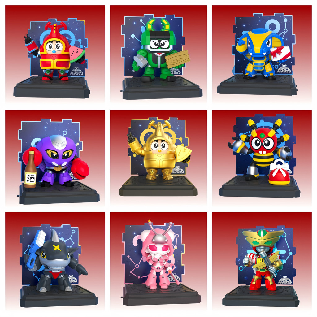 Jual Kabutack Blind Box Cobrander Action Figures Ganiran Captain Tang ...