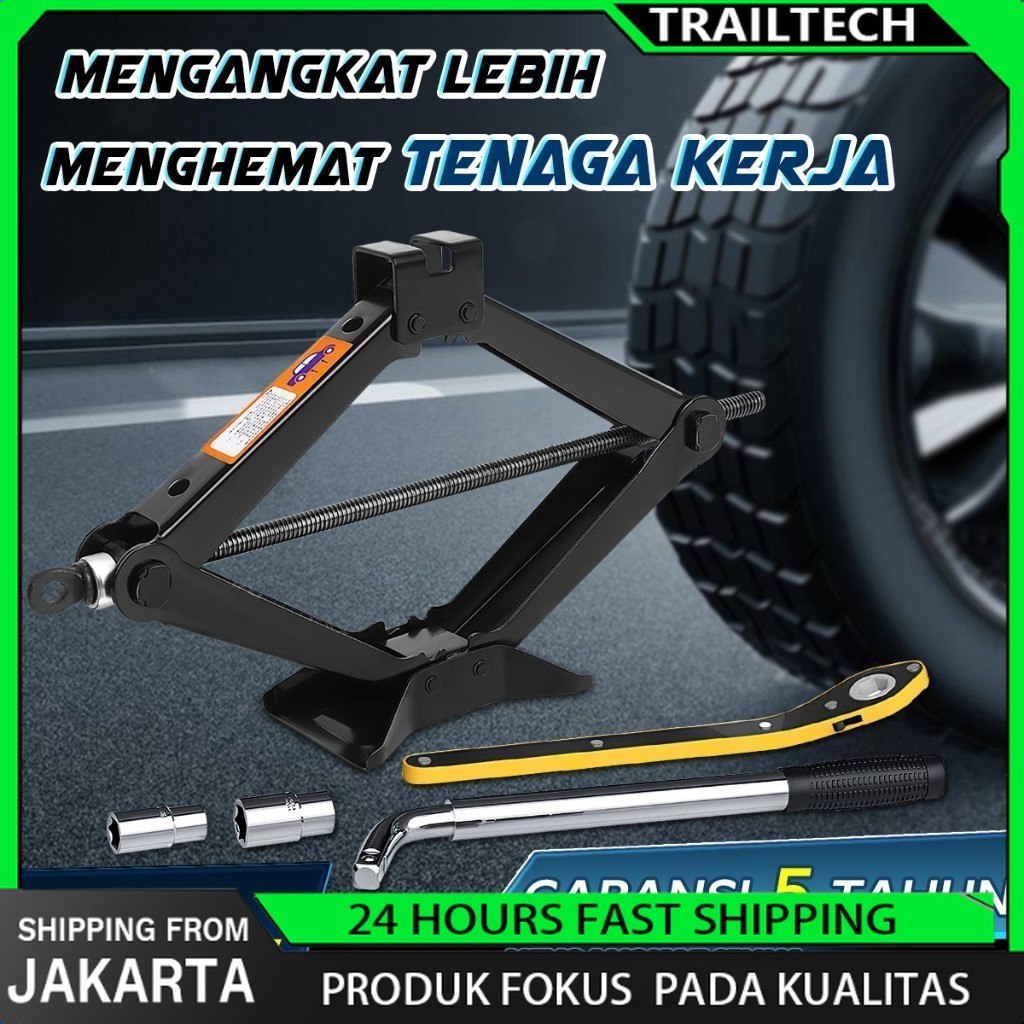 Jual 2 Ton Dongkrak Jembatan Mobil Car Scissors Jack Alat Dongkrak ...