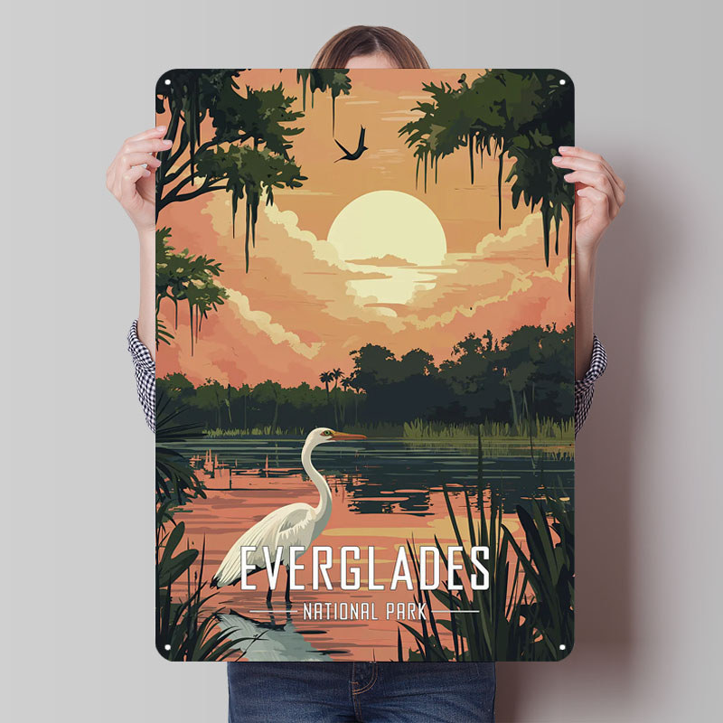 Jual Everglades National Park Poster Tinplate Signs Landscape Poster ...