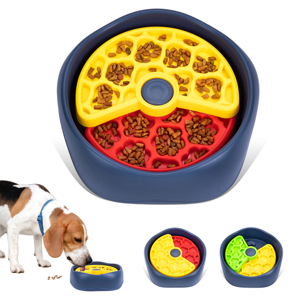 Jual Dog Puzzle Slow Feeder 3-layer Slow Feeder Bowl Pet Slow Eating ...