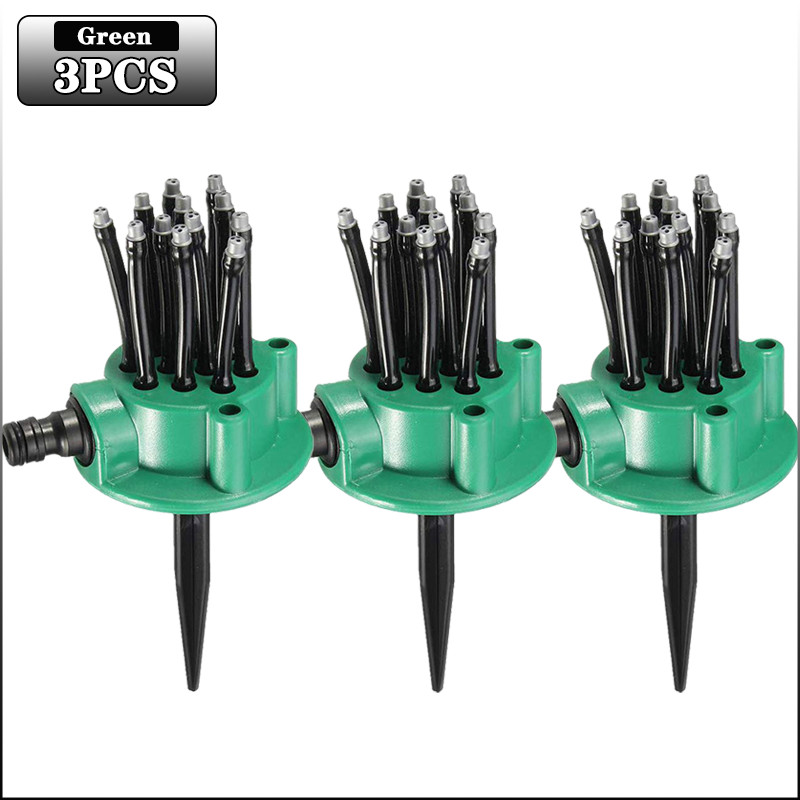 Jual 360 Degree Garden Automatic Multi Sprinkler Garden Lawn Sprinklers ...