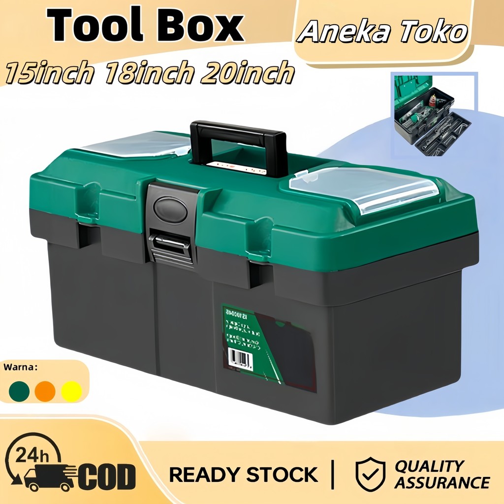 Jual Tool Box Besar/Baja Toolbox/Kotak Alat Multifungsi Portabel Untuk ...