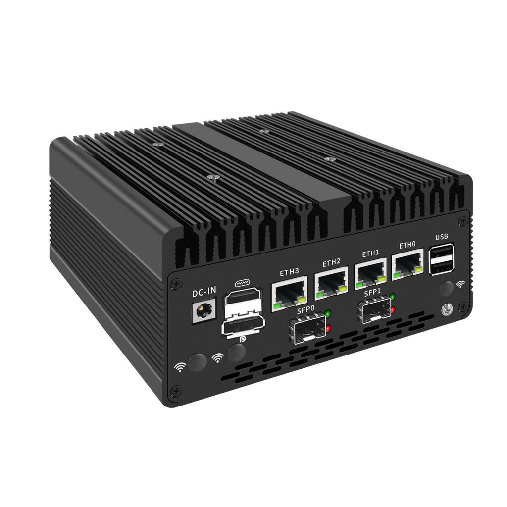 Jual Firewall Router Mini PC 4*/2*10G SFP+ Intel i7 13620H i5 12450H ...