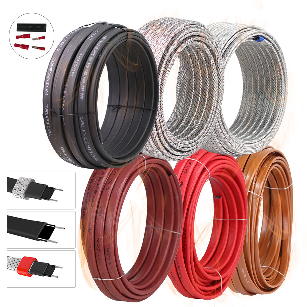 Jual 5-10M 220V-240V Waterproof Self Regulating Heating Cables for ...