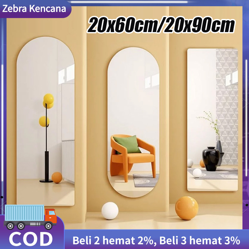 Jual Cermin Acrylic anti pecah dekorasi tempel di dinding Wallpaper ...