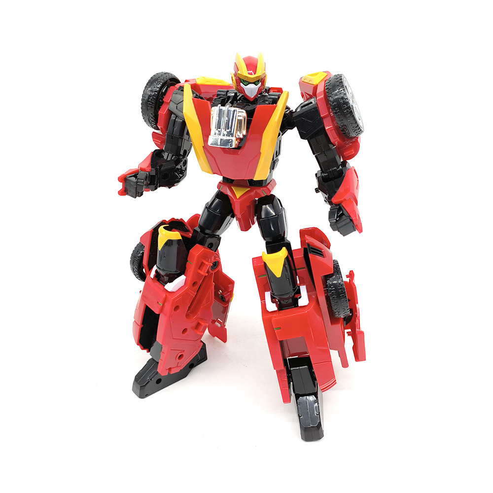 Jual Metal Cardbot BLUE COP S Transforming Robot Car Card Toy Action ...