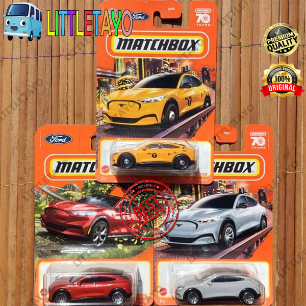 Jual Matchbox 2021 Ford Mustang MACH-E 2022 Merah Diecast Mobil Sport ...