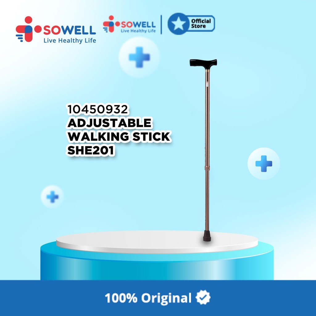 Jual Sowell Tongkat Jalan Adjustable She201 Alat Bantu Jalan Manula ...