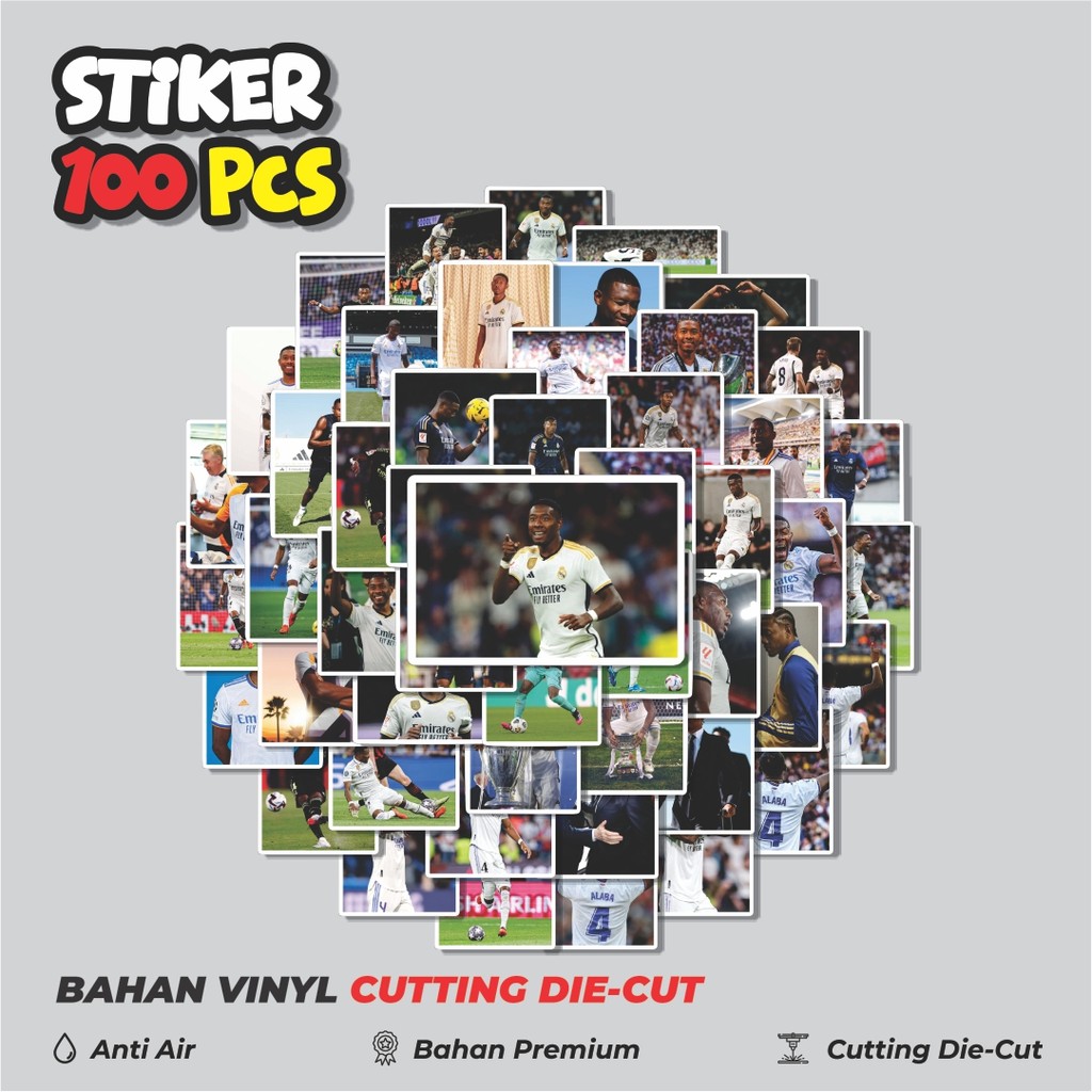 Jual Terbaru! 50 pcs Stiker RM David Alaba V1 Dekorasi Lucu Kreatif ...
