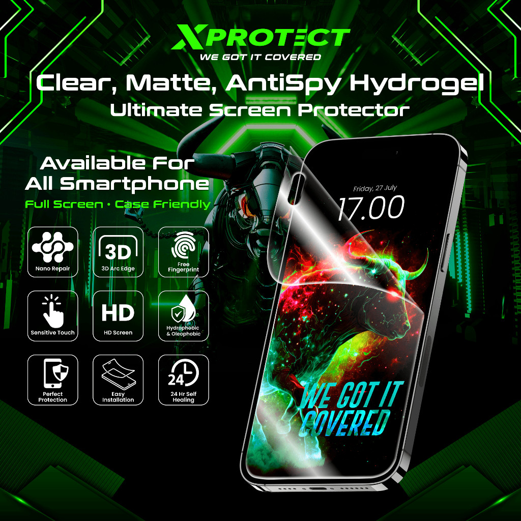 Jual Xprotect Matte Anti Glare Hydrogel Screen Protector Anti Gores ...