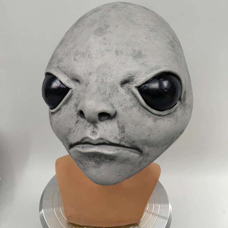 Jual Halloween Platinum Son Latex Headgear Elden Ring Alien Latex Mask ...