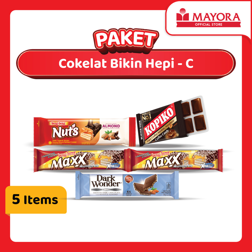 Jual Paket Mayora Cokelat Bikin Hepi - C | Shopee Indonesia