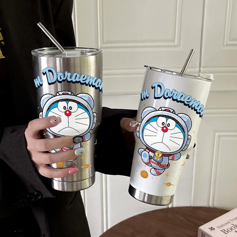 Jual Tumbler Doraemon Botol Air Minum Aesthetic Stainless Steel Tumblr ...