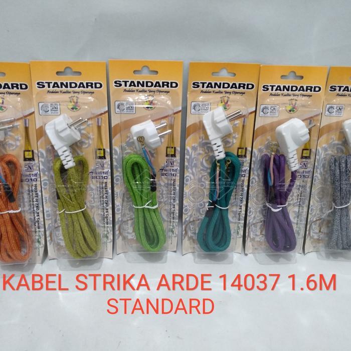 Jual Kabel Setrika STANDARD SNI 16A / 250V panjang 1,6M | Shopee Indonesia