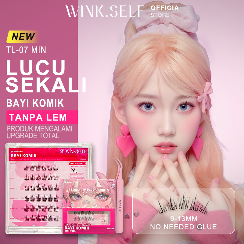 Jual [TANPA LEM] WINK.SELF TL-07MIN Bulu Mata Palsu Tidak diperlukan ...