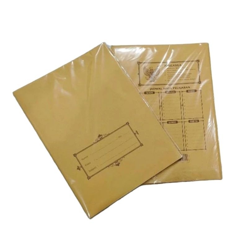 Jual ALT - SAMPUL BUKU Coklat Kuarto / Kuarto Nama isi 20 Lembar ...