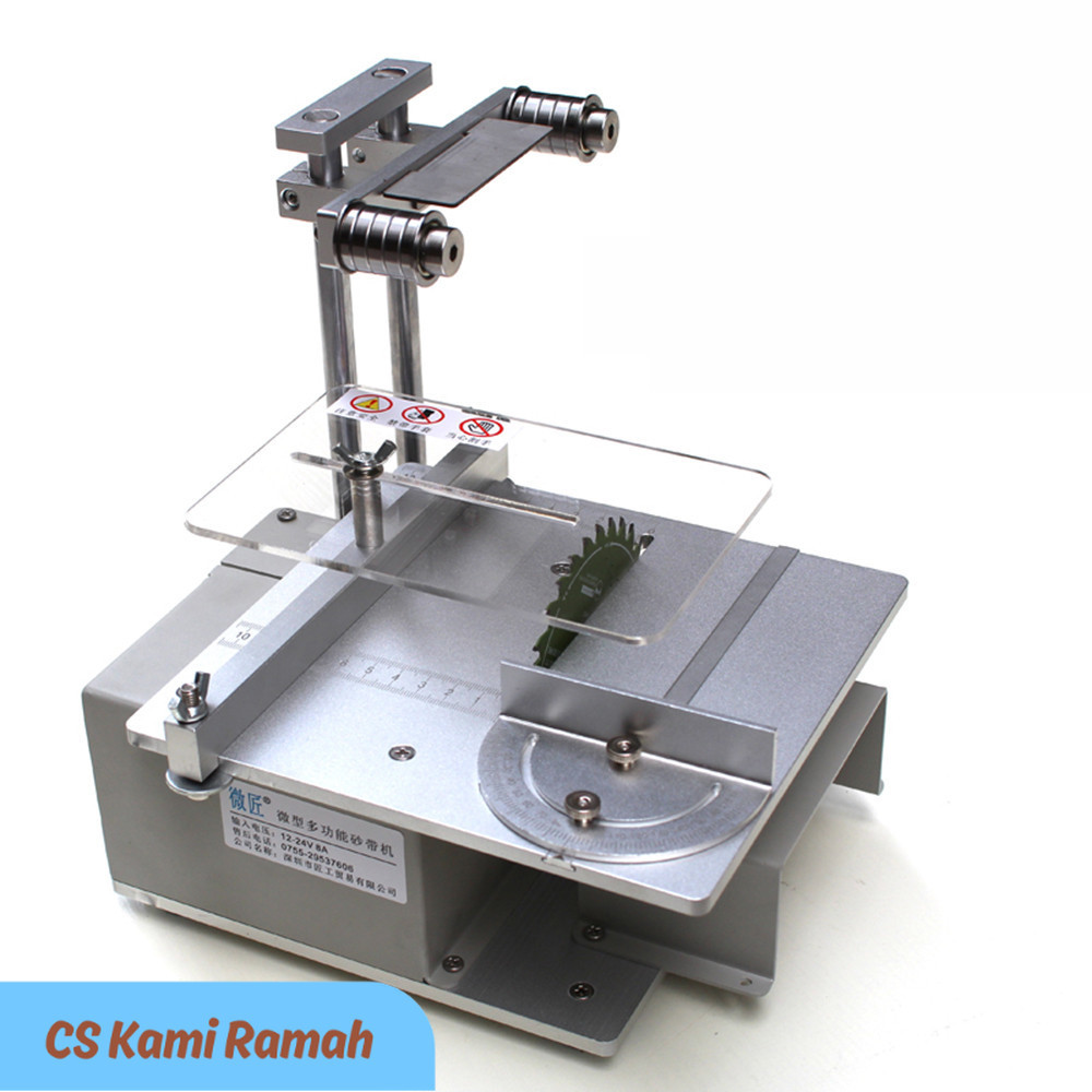 Jual TBT Electric Belt Sander Mini Ponceuse Multi-function Cutting Machine Table Saw DIY ...