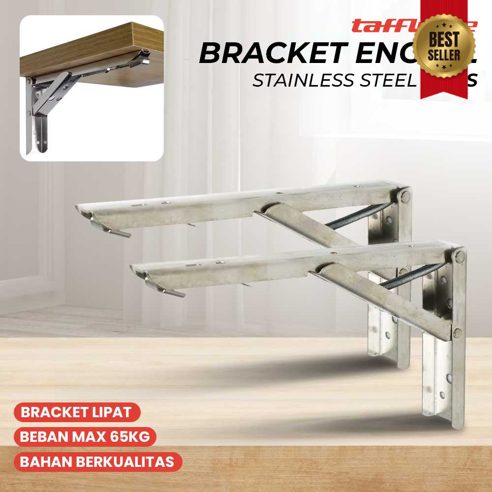 Jual Taffware XIDA Bracket Engsel Stainless Steel 65kg 10 Inch 2 PCS ...
