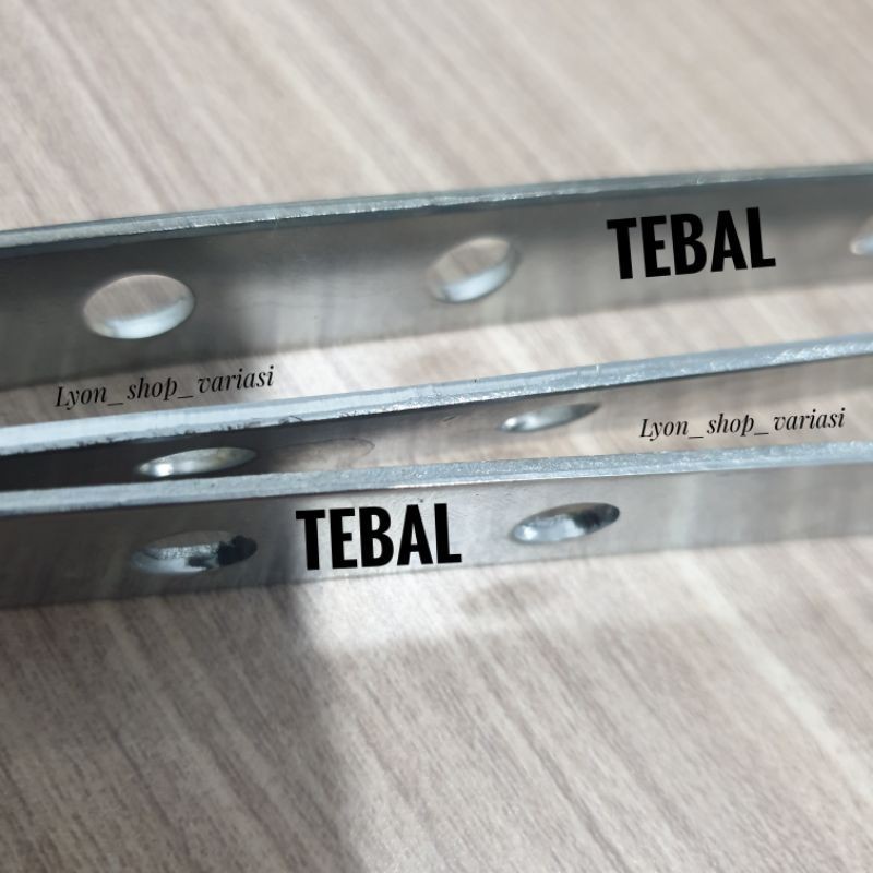 Jual Plat Besi Bolong Universal Tebal Dan Kuat | Shopee Indonesia
