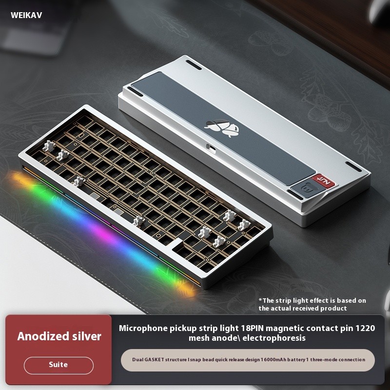 Jual Weikav Nut-65 Meanical Keyboard Kit Three Mode Aluminium Alloy ...