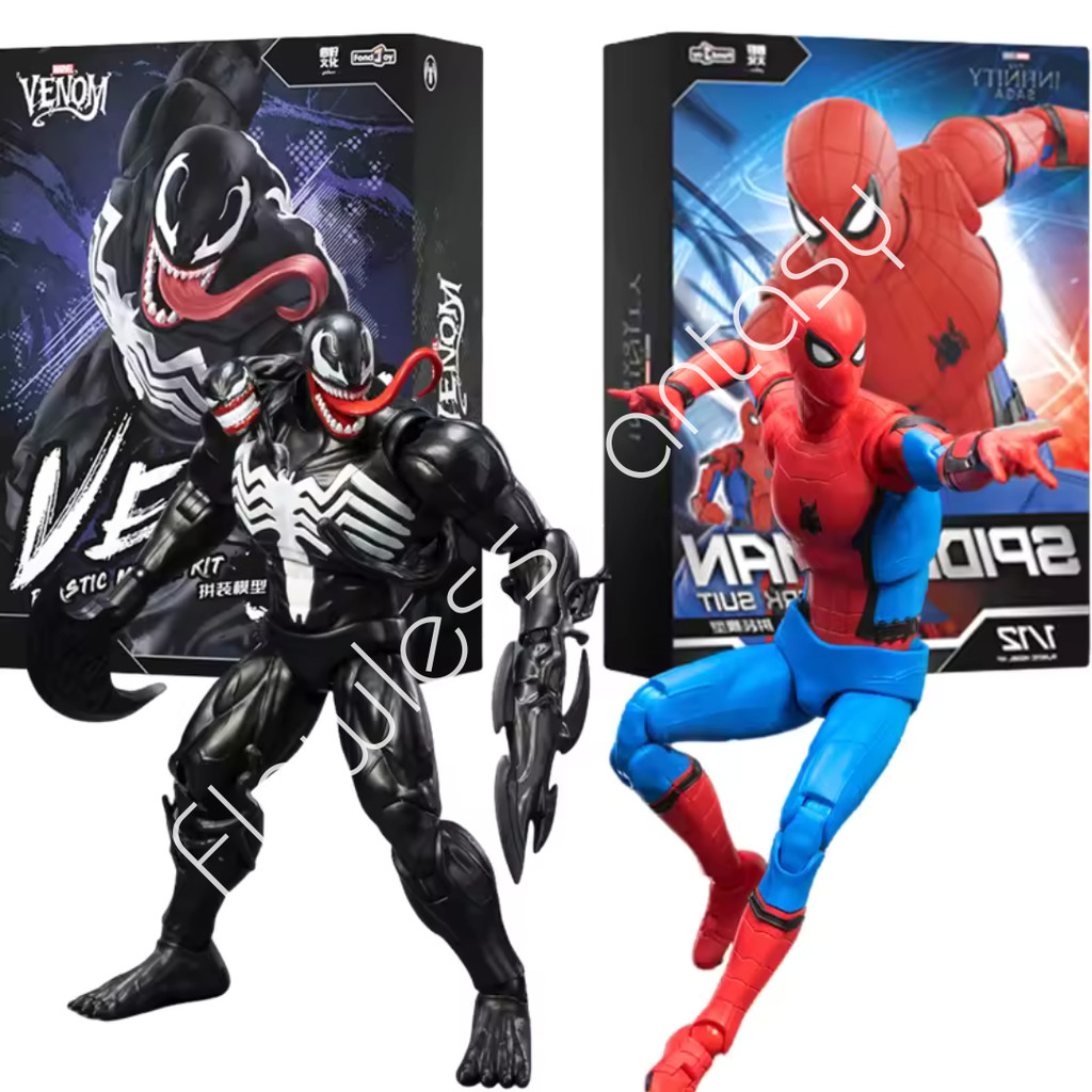 Jual Fondjoy Marvel Spiderman Venom The Stark Suit Spider-Man Comic ...