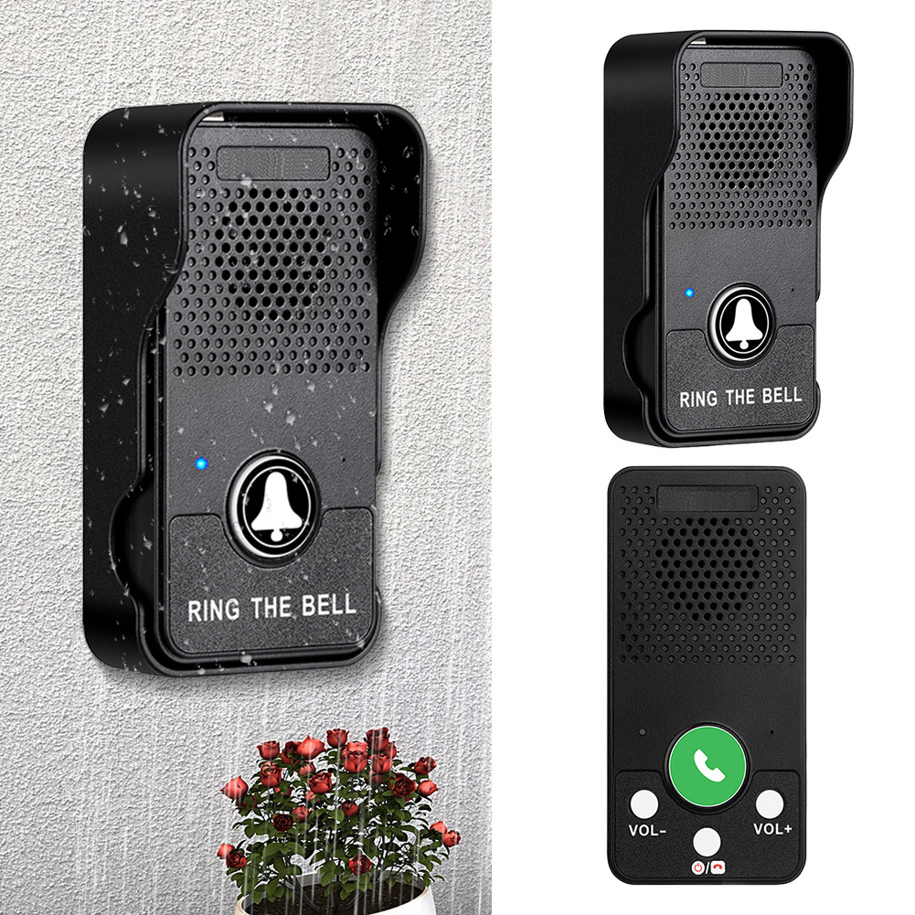 Jual Wireless Doorbell Rechargeable Battery Full Duplex Two Way ...