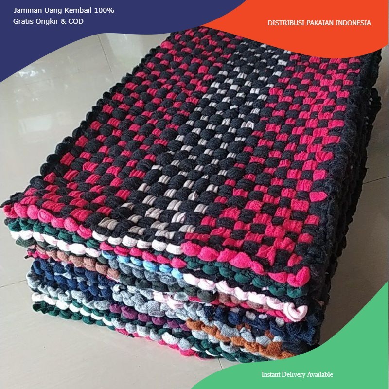 Jual Keset Anyam Tebal, Kesed Kaki Ukuran 50 x 33 CM Murah Berkualitas ...