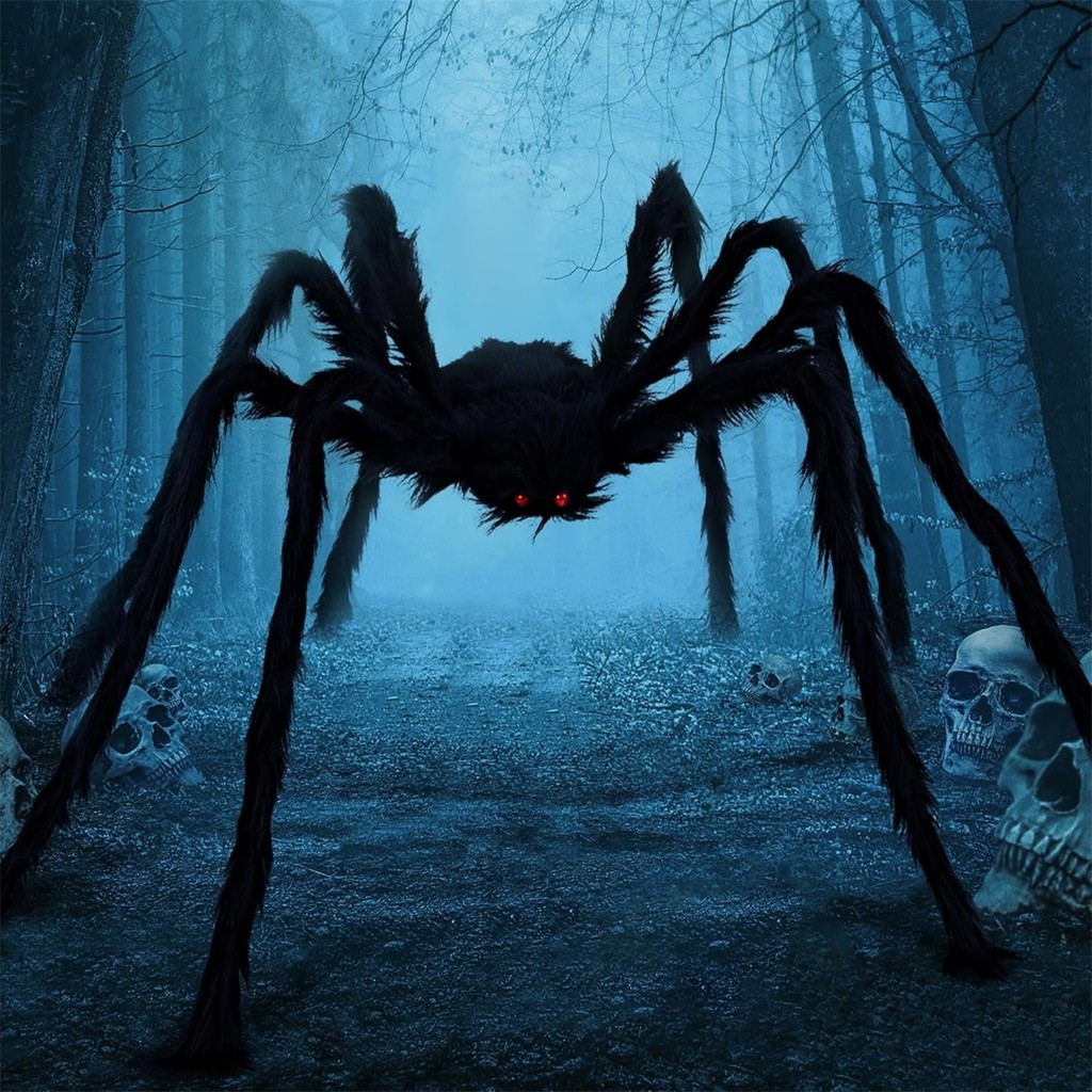Jual Halloween Horror Spider Outdoor Decorations, Scary Giant Spider ...