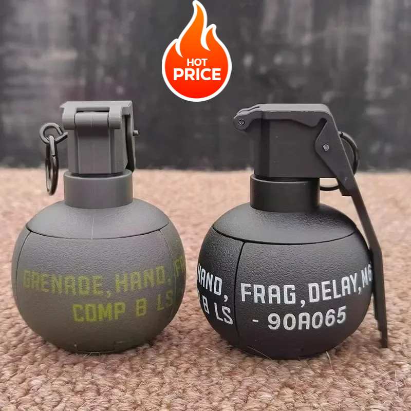 Jual M67 Hand Grenade Explosion Grenade Smoke Toy 1/3PCS, Nylon Grenade ...
