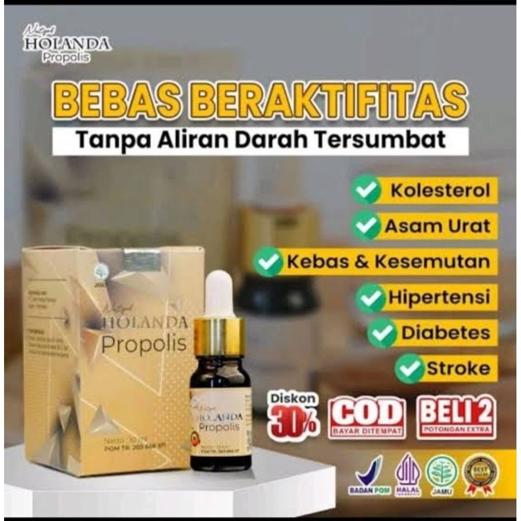 Jual HOLANDA Propolis Asli Melancarkan Darah Tersumbat - Kolestrol ...