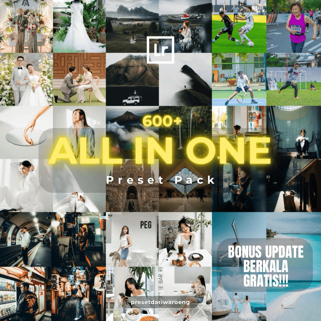 Jual ALL IN ONE Presets Lightroom | Preset ALL IN ONE Free Update ...