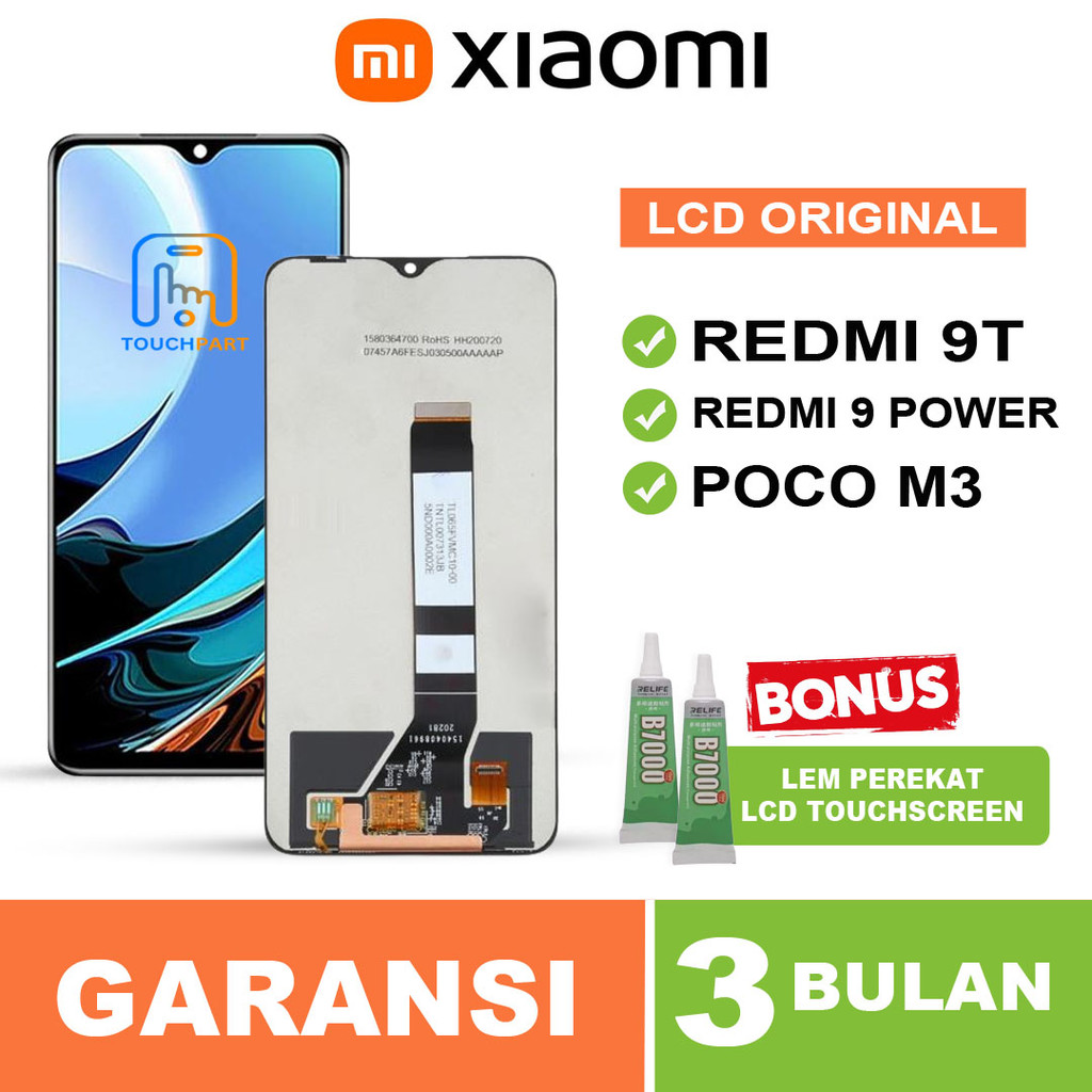 Jual LCD Xiaomi Redmi 9T / 9 Power / Note 9 4G kamera Tengah Poco M3 ...