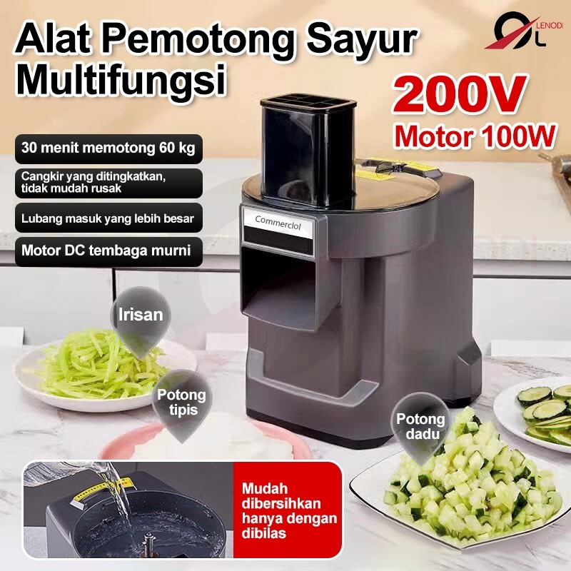 Jual Mesin Pemotong Dadu/Mesin Potong Sayuran Multifungsi Listrik ...