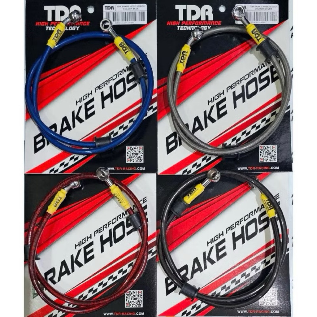 Jual Selang Rem TDR Original 100% Black Carbon Selang Rem AKAI Original ...