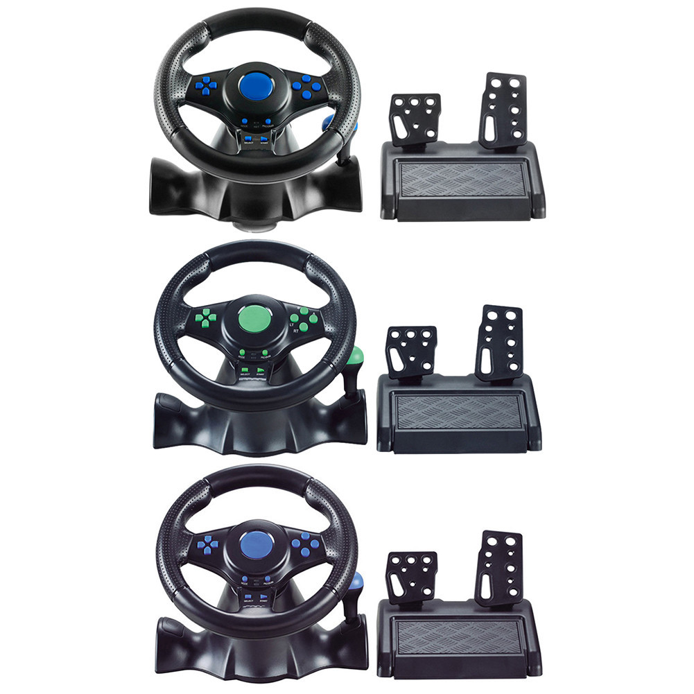 Jual Steering Wheel With Manual Shifter Vibration Controller Game ...