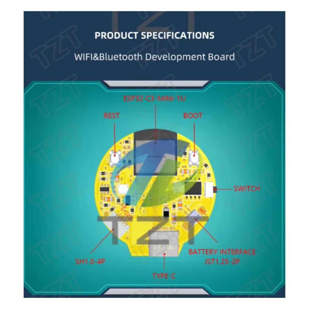 Jual ESP32 LVGL for Arduino Development Board 1.28 Inch 240*240 IPS Smart Display Screen LCD TFT ...