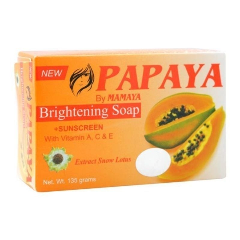 Jual Mamaya Papaya Brightening Soap+ Sunscreen BPOM Resmi ...