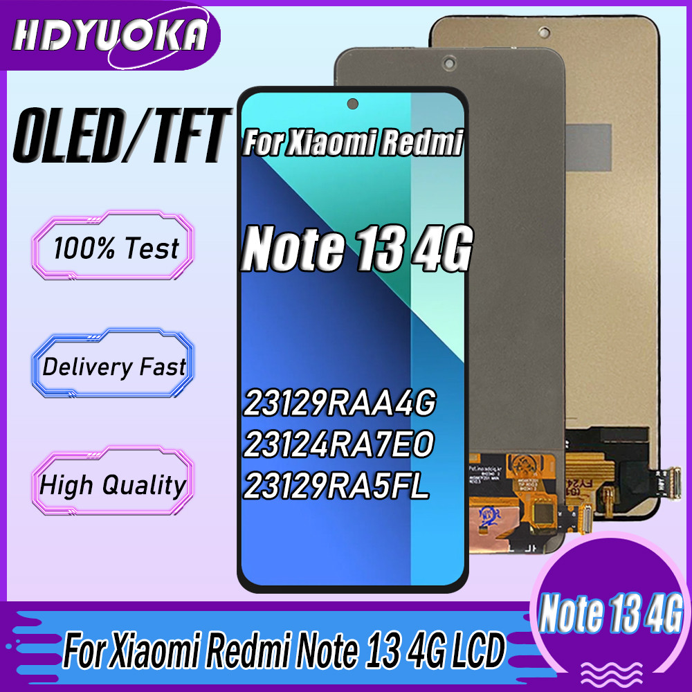 Jual 6.67" AMOLED For Xiaomi Redmi Note 13 4G 23129RAA4G 23124RA7EO ...