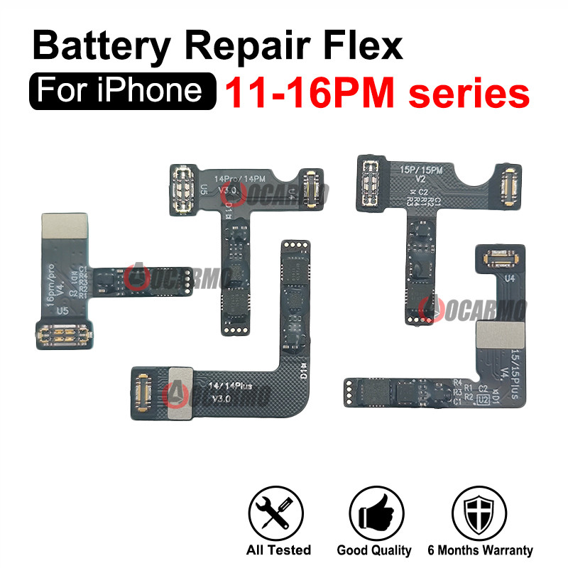 Jual For iPhone 16 15 Plus 14 13 12 Mini 11 15Pro Max Battery Health ...