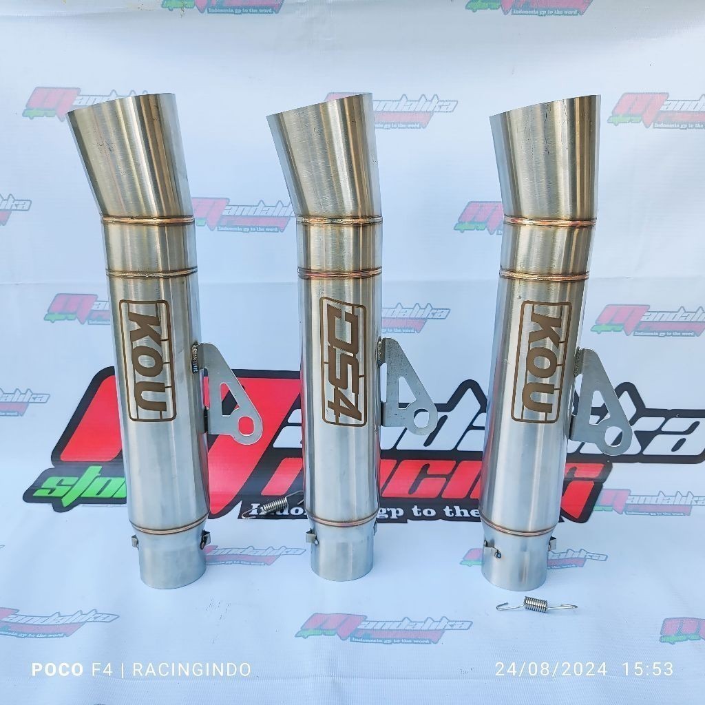 Jual Kou MAHACHAI Exhaust pipe Muffler Only 51mm for tmx xrm rusi ...