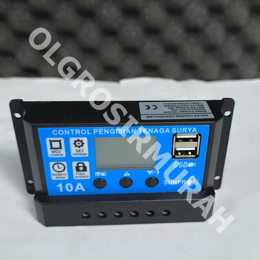 Jual SCC PWM 10A 20A 30A SUNPRO Kontrol Panel Surya Solar Charge ...