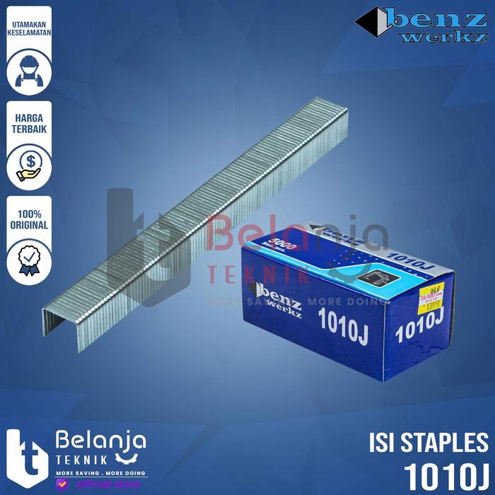 Jual Benz 1010J Isi Mesin Staples Paku Tembak U Mata Nailer Gun 1010 J ...
