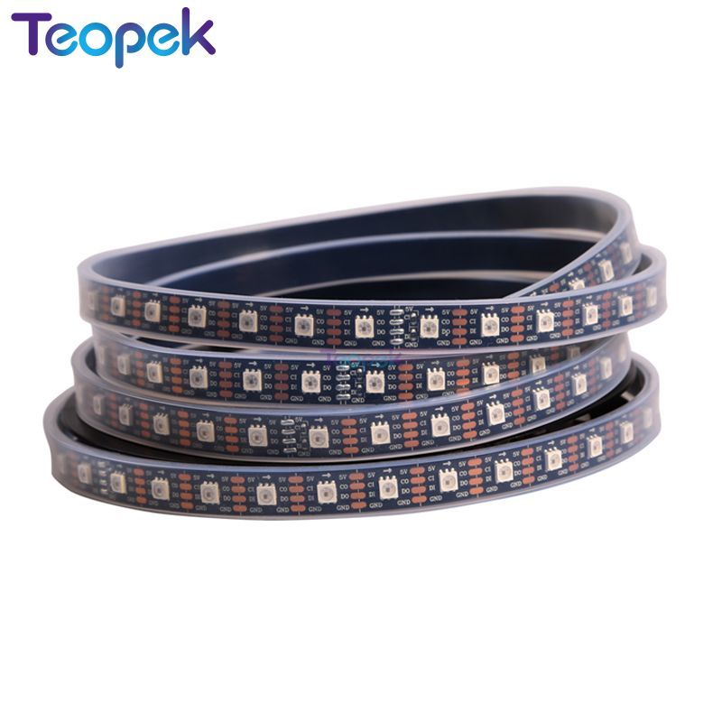 Jual APA102 strip,1m/5m 30/60/144 leds/pixels/m APA102 Smart Led Pixel ...