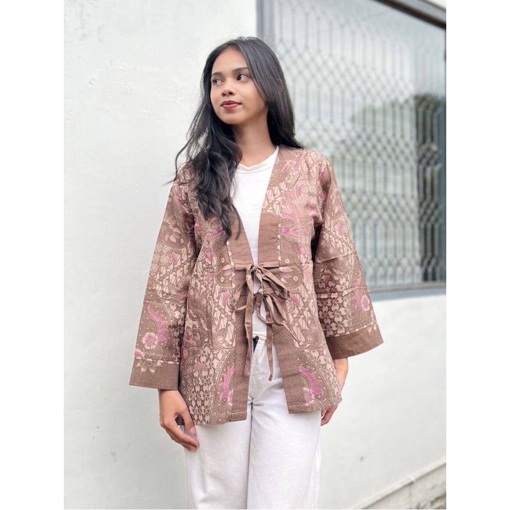 Jual MARGARIA BATIK - Atasan Batik Wanita - Outer Batik Wanita Lengan ...