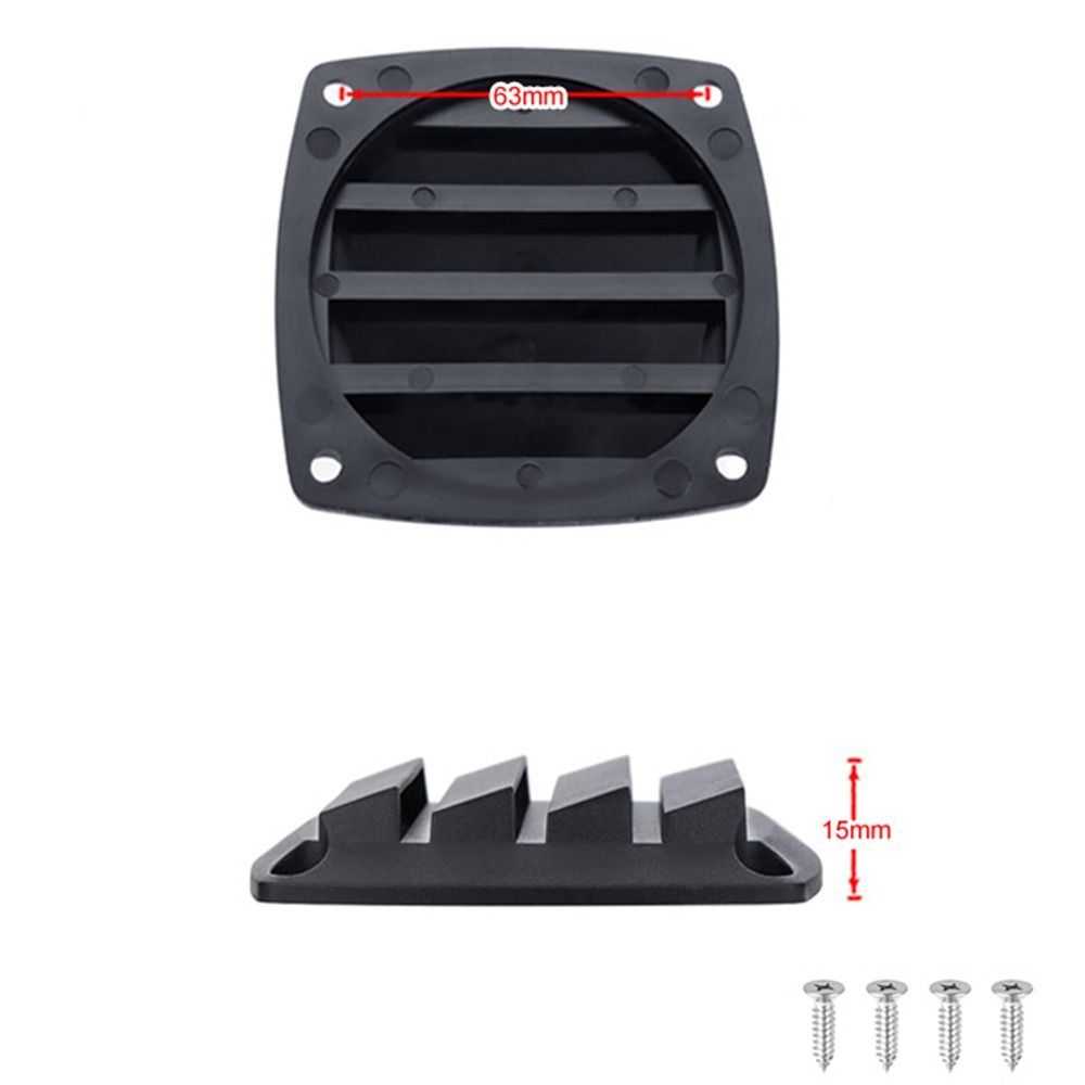 Jual Nylon Marine Boat Air Vent Strong Wind Square Louvered Ventilator ...