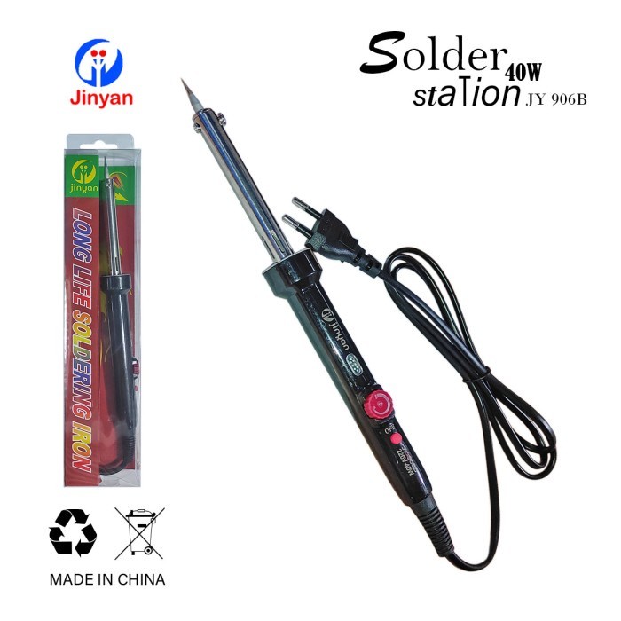 Jual SOLDER STATION IRON JINYAN JY 906B 40W | alat service | Shopee ...